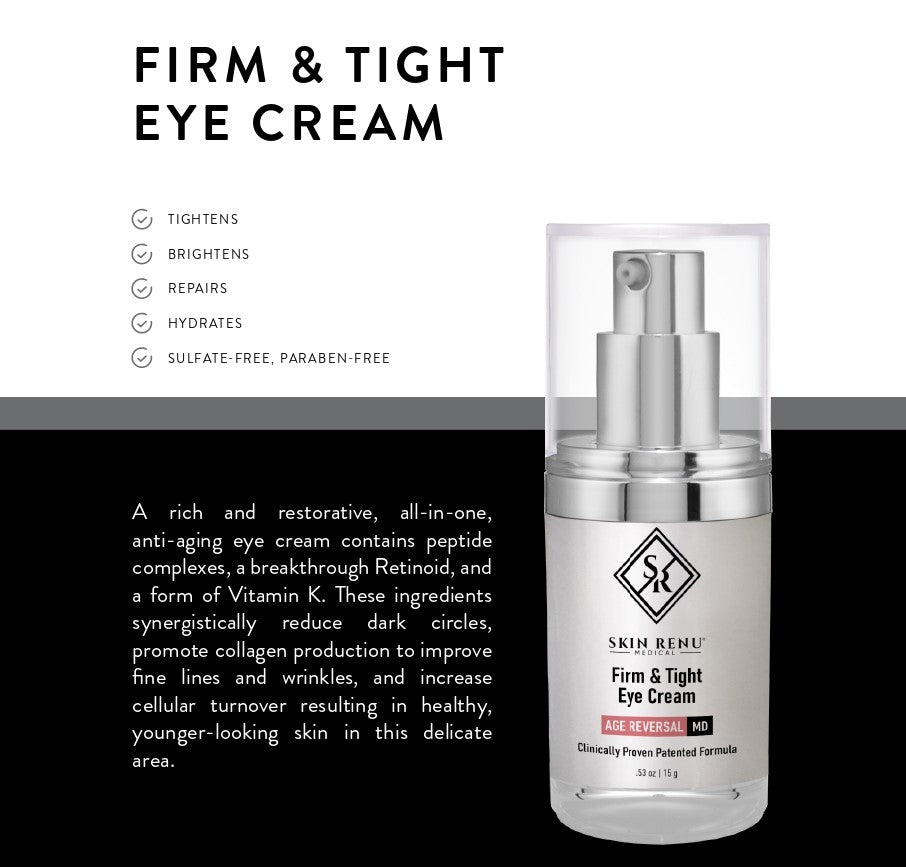 Firm & Tight Eye Cream | skinrenu